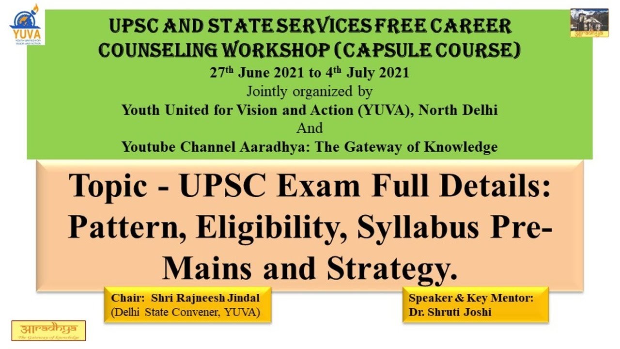 UPSC Exam Full Details: Pattern, Eligibility, Syllabus Pre-Mains and ...