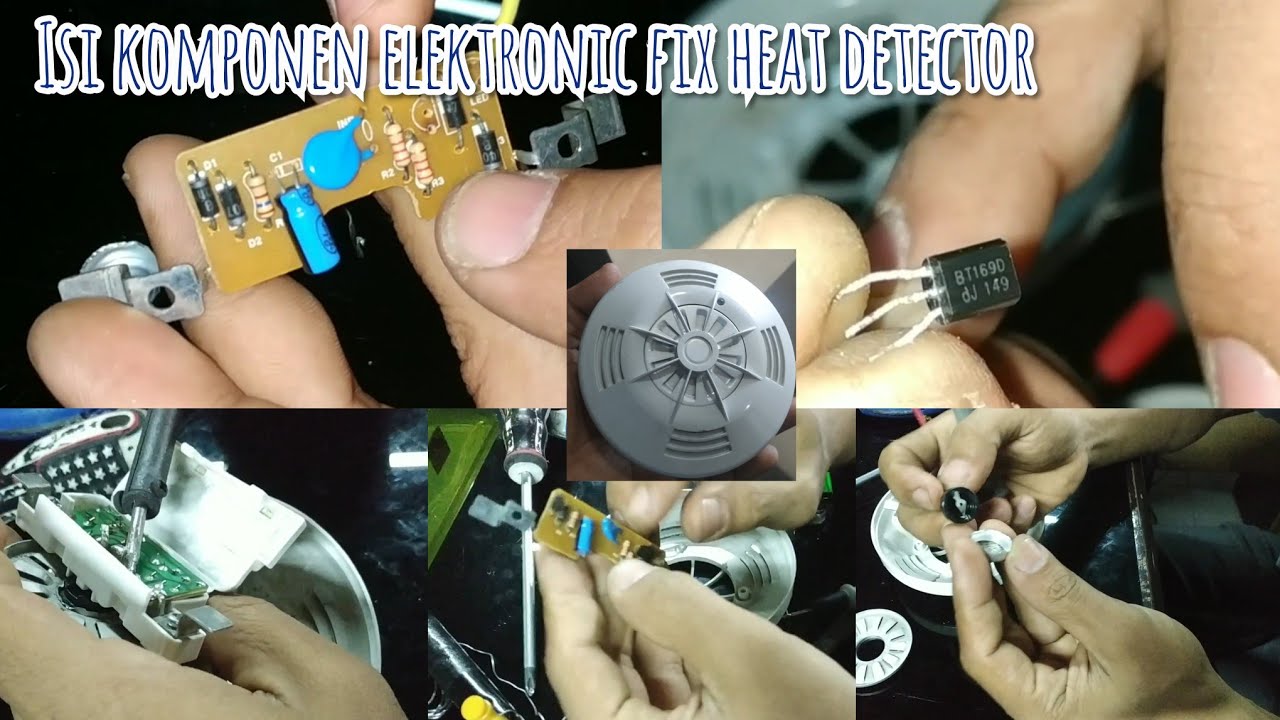 Begini isi didalam fix heat detector alarm kebakaran - YouTube