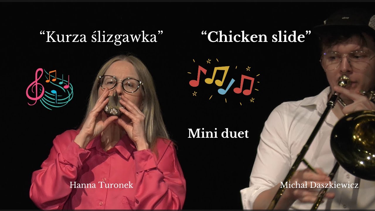 Hanna Turonek - Duet "Kurza ślizgawka" na glinianą kurę i puzon. - YouTube