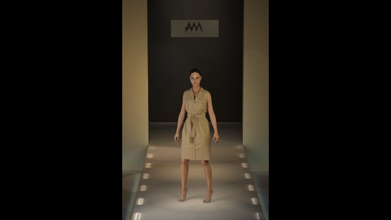 DIGITAL DRESS RUNWAY | | 3D DIGITAL VIRTUAL SHOW | | CREATED BY AUX ...