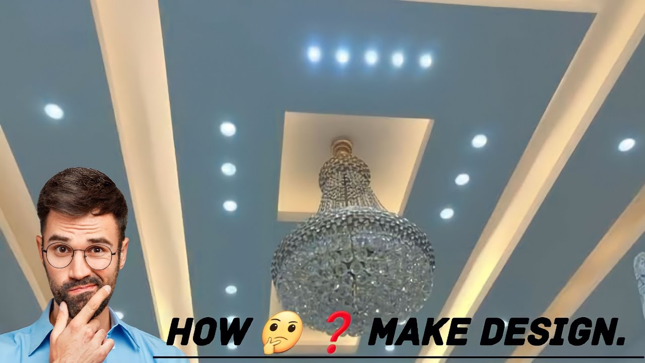 How 🤔 ️ Make design Gypsum board | Gypsum board design. - YouTube