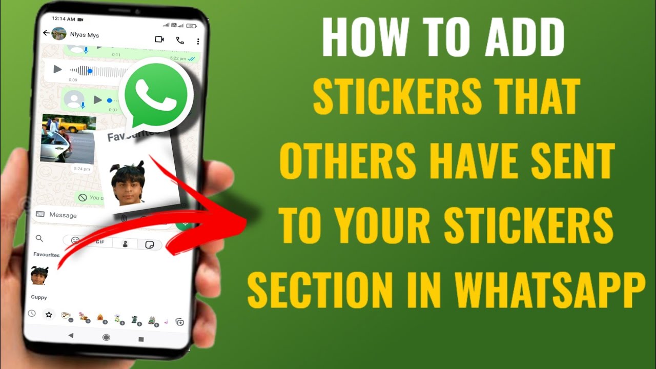 How To Add Stickers That Others Have Sent You To Yours Stickers Section ...