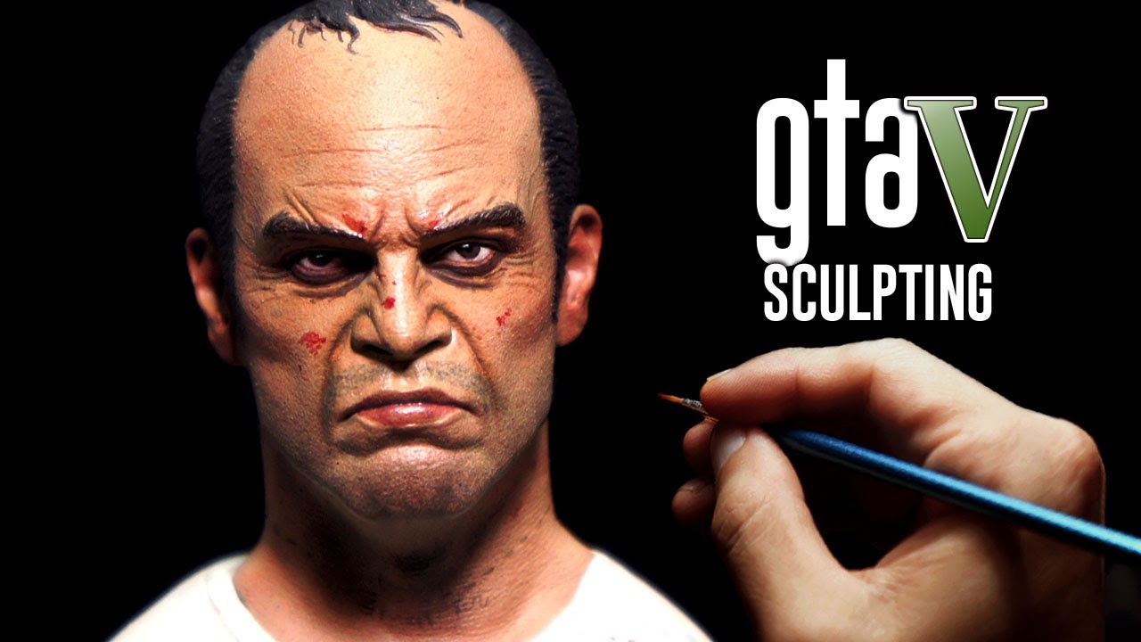 Sculpting Realistic Trevor Philips Sculpture Timelapse - Grand Theft ...