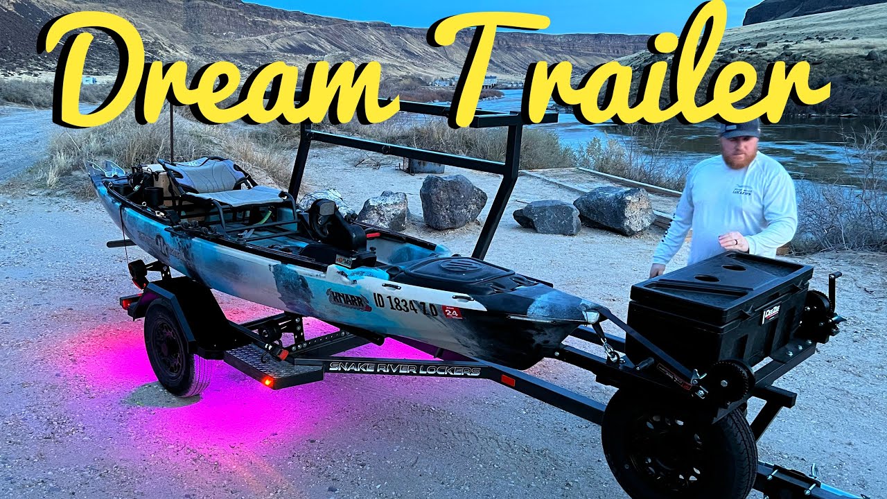 Snake River Manufacturing Double Kayak Trailer w Multiple Options - YouTube
