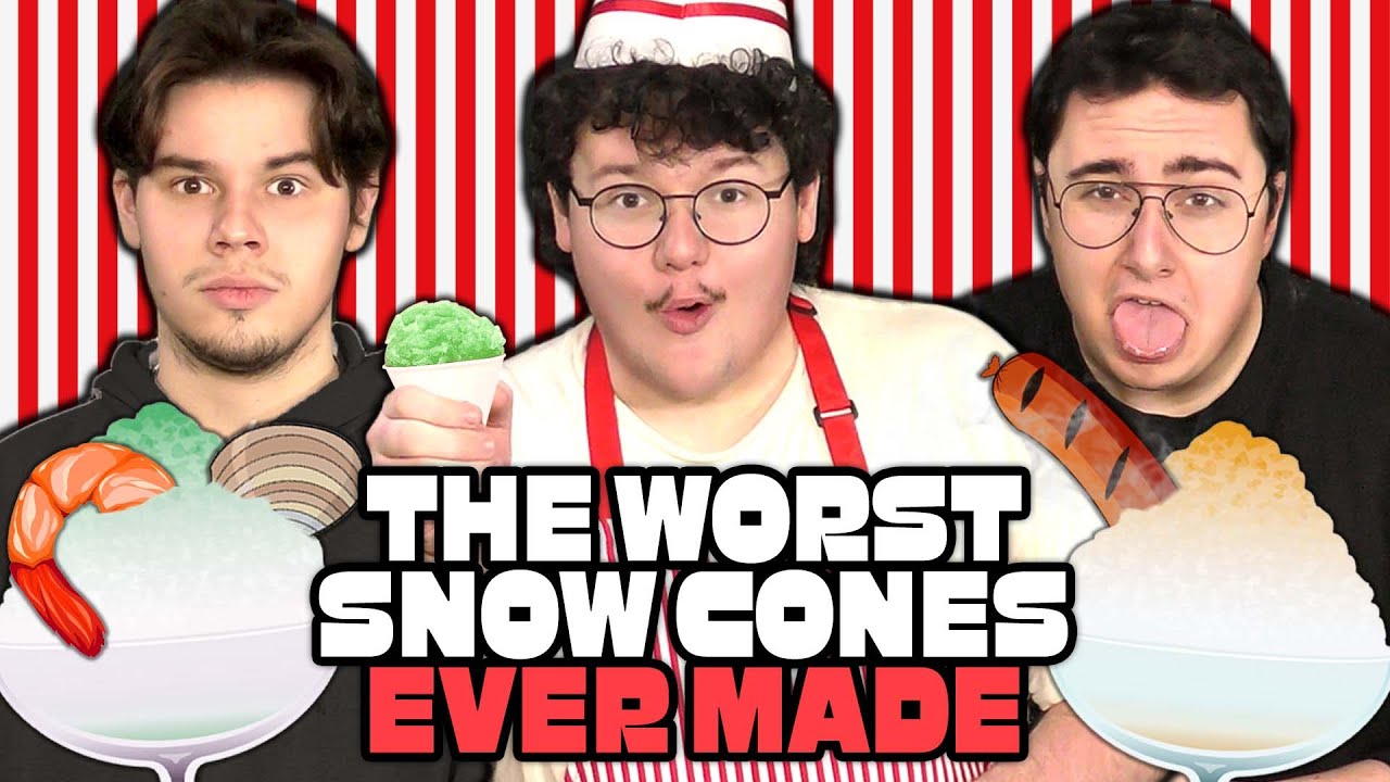 Mystery Snow Cone Challenge! - YouTube