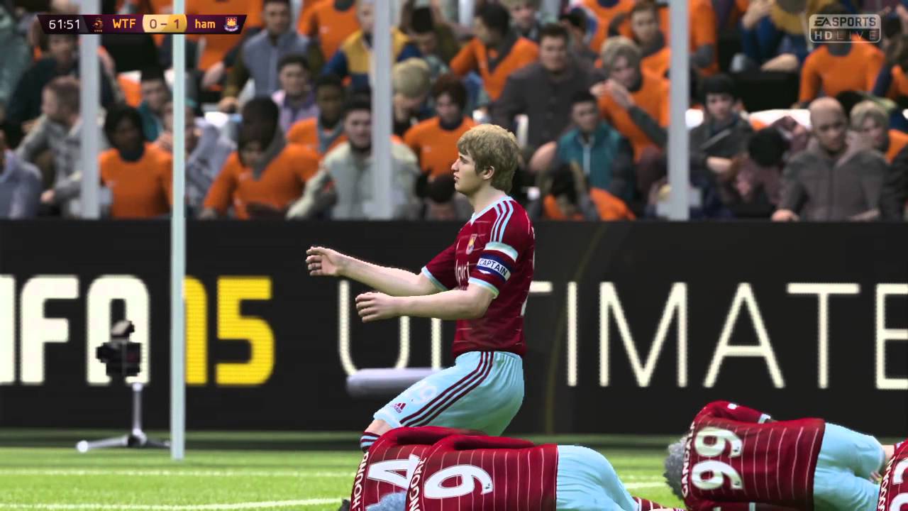 FIFA 15 _ funny machine gun celebration. - YouTube