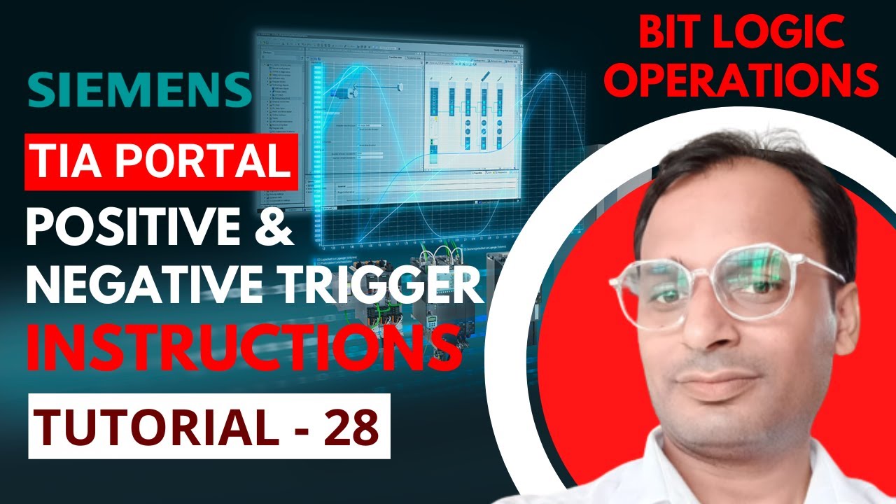 Siemens TIA Portal Training 28 - Positive and Negative Trigger ...