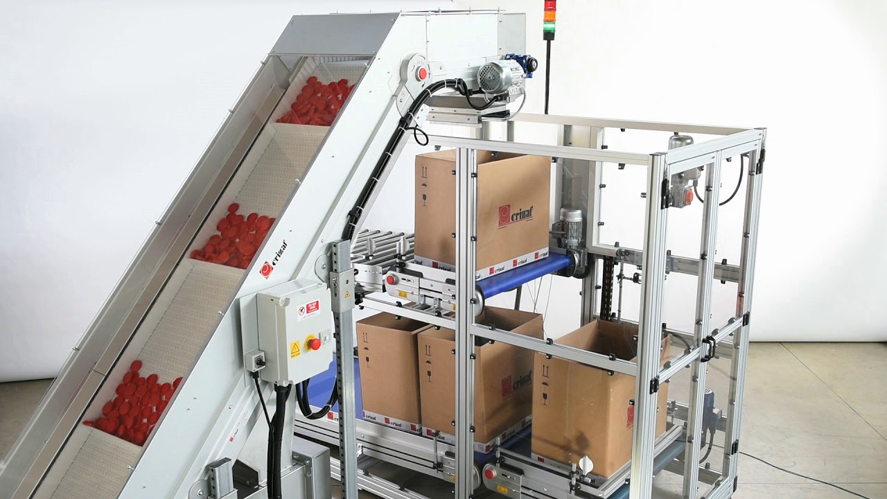Crizaf 04 Multi Level Boxes Filling and Storage System Fast Box ...