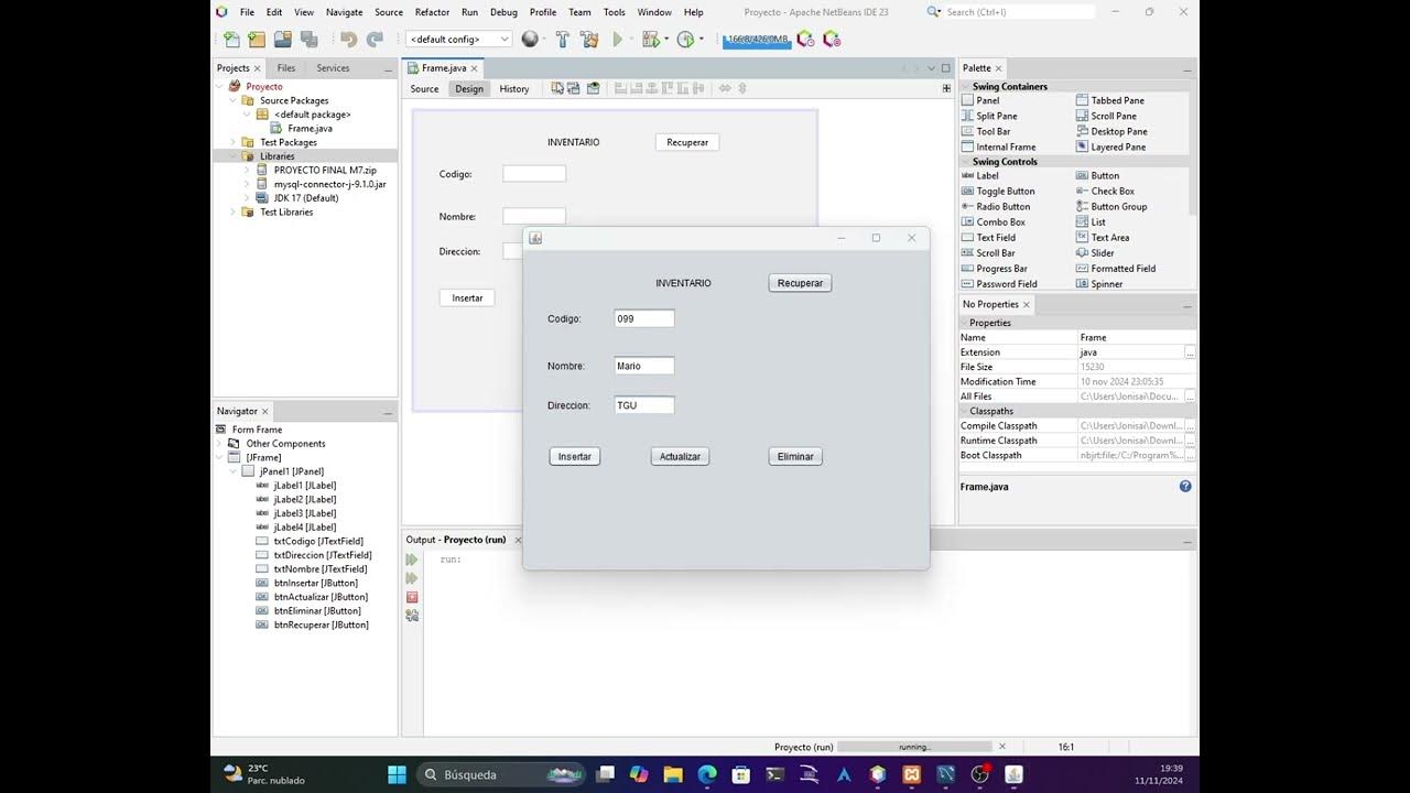 Sistema de Inventario con NetBeans y MySQL - YouTube