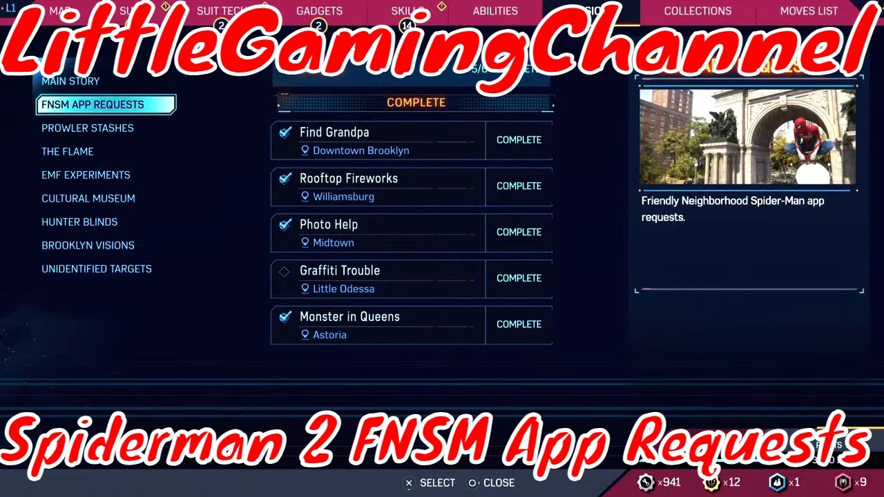 Spiderman 2 FNSM App Requests #Spiderman2 #littleGamingChannel - YouTube