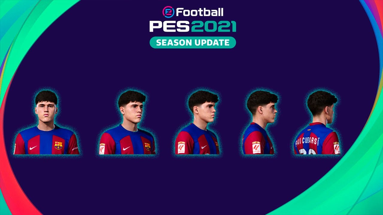 Cubarsí Face 100% convertido do eFootball 2024 Compatível com todos ...