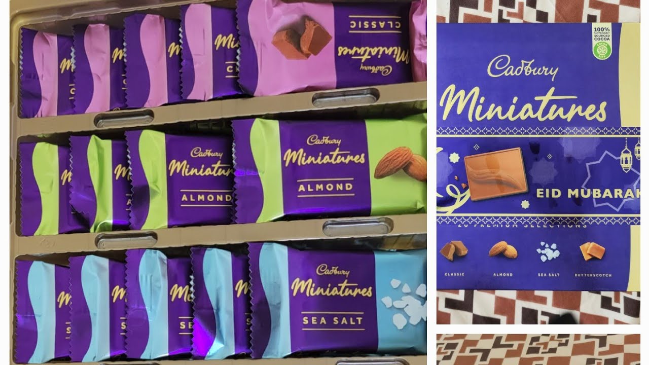 Cadbury miniatures/eid gift from Cadbury. - YouTube