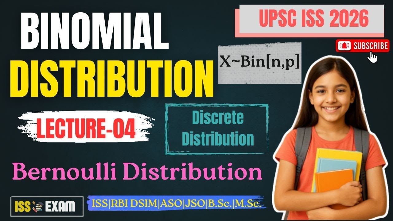 L-04 || Binomial & Bernoulli Distribution || Graph Of Binomial ...