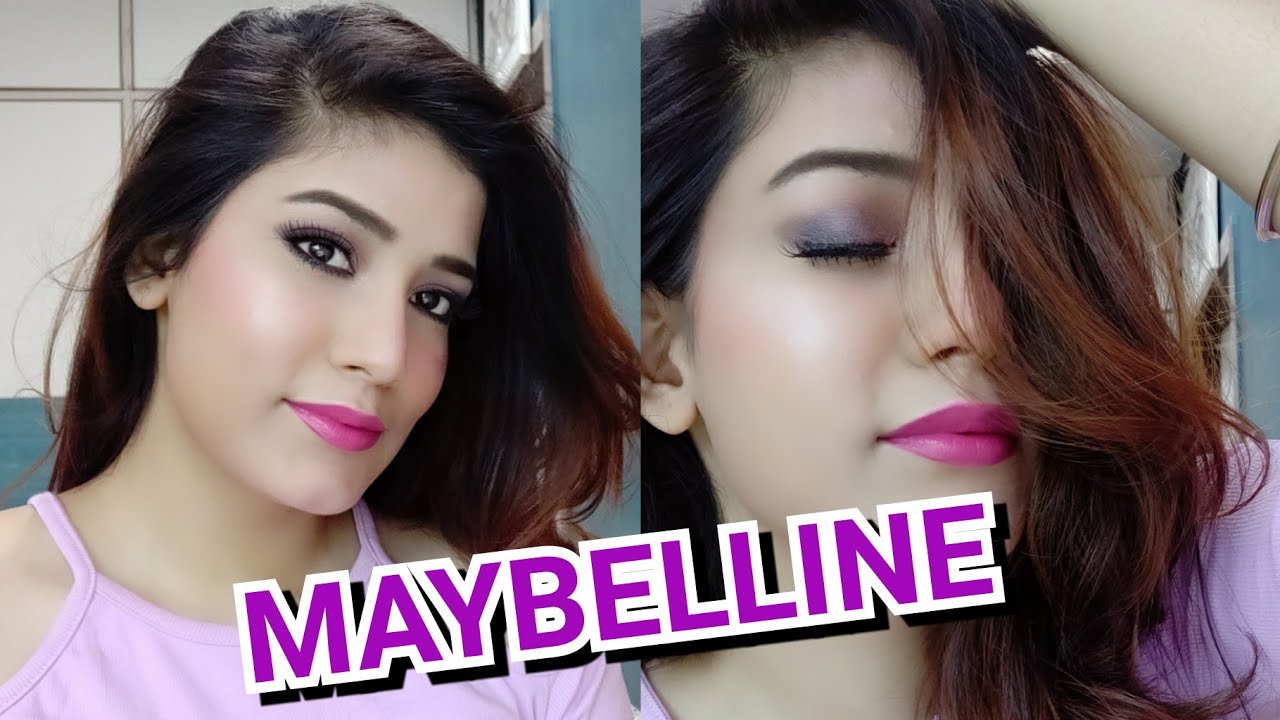 MAYBELLINE ONE BRAND MAKEUP TUTORIAL | ONE BRAND MAKEUP TUTORIAL USING ...