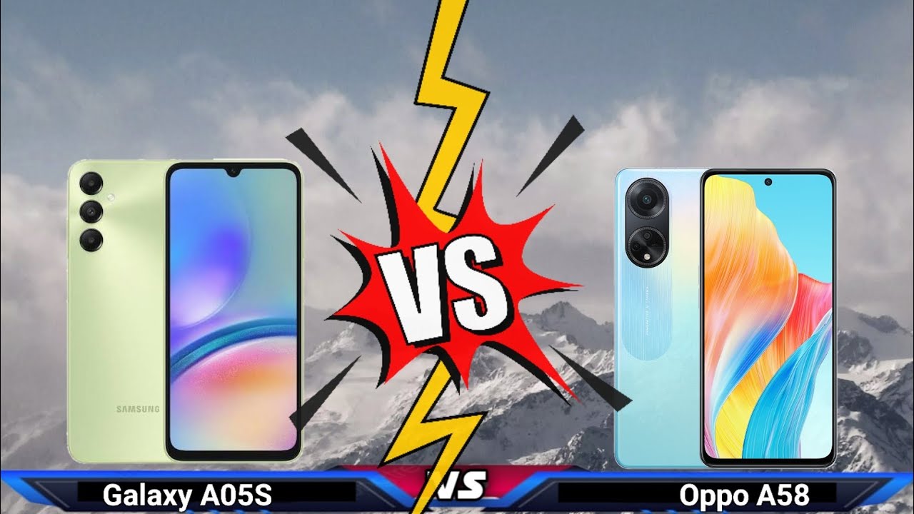 Samsung Galaxy A05s vs Oppo A58 - YouTube