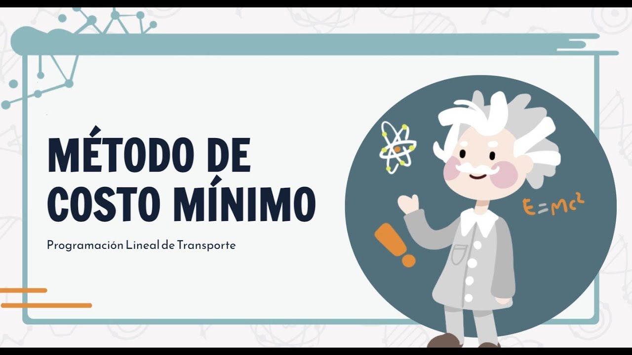 Método de Costo Mínimo - YouTube