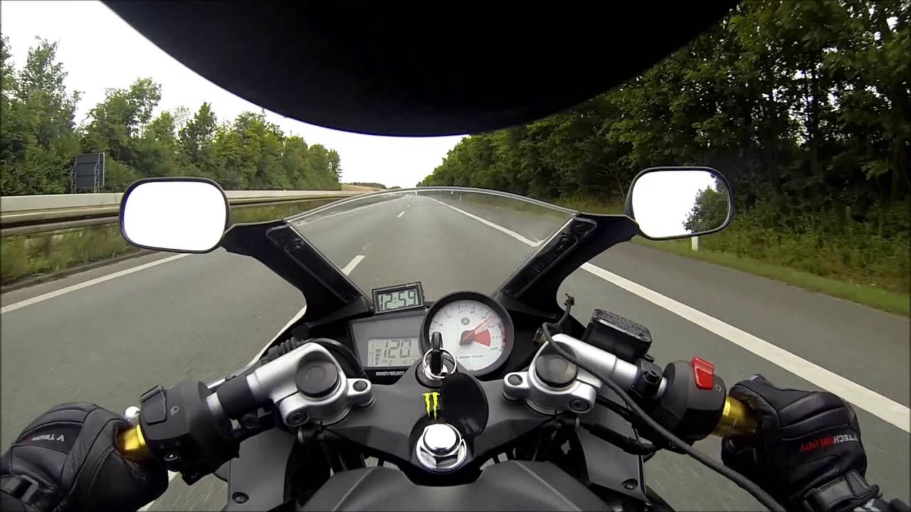 YZF-R125 Autobahn TopSpeed 135 Km´h - YouTube
