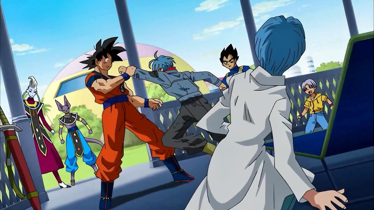 Future Trunks Attacks Goku And Get Slapped By Bulma! English Dub - YouTube