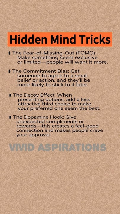 Hidden Mind Tricks ! - YouTube