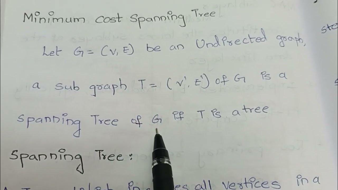 kruskal's algorithm | minimum spanning tree |daa - YouTube