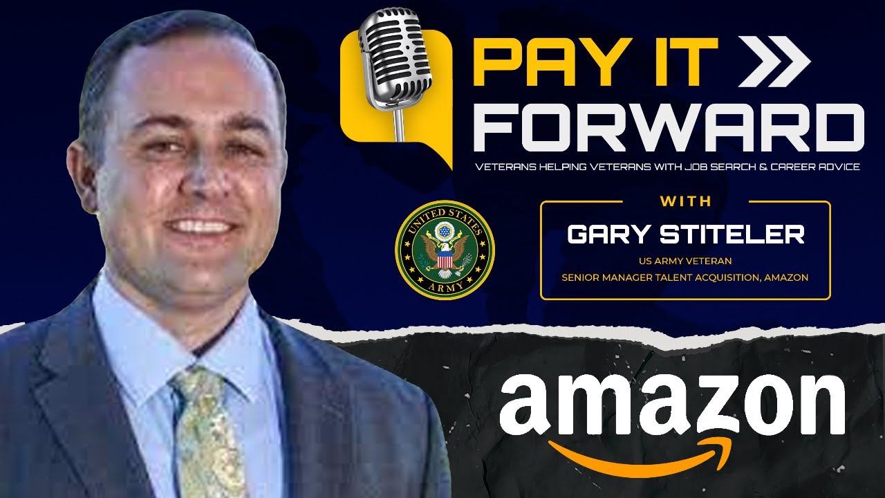 Pay It Forward with Gary Stiteler (US Army Veteran) Senior Manager ...