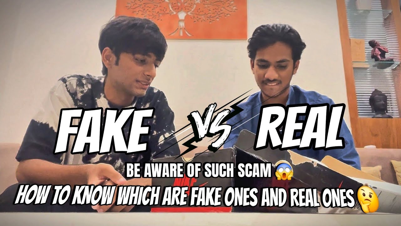 REAL V/S FAKE #jordan | HOW TO CHECK IF #sneakers ARE FAKE ! 😱 ...