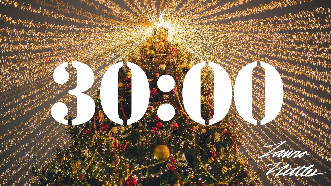 30 Minute Christmas Tree with Lights Timer - YouTube