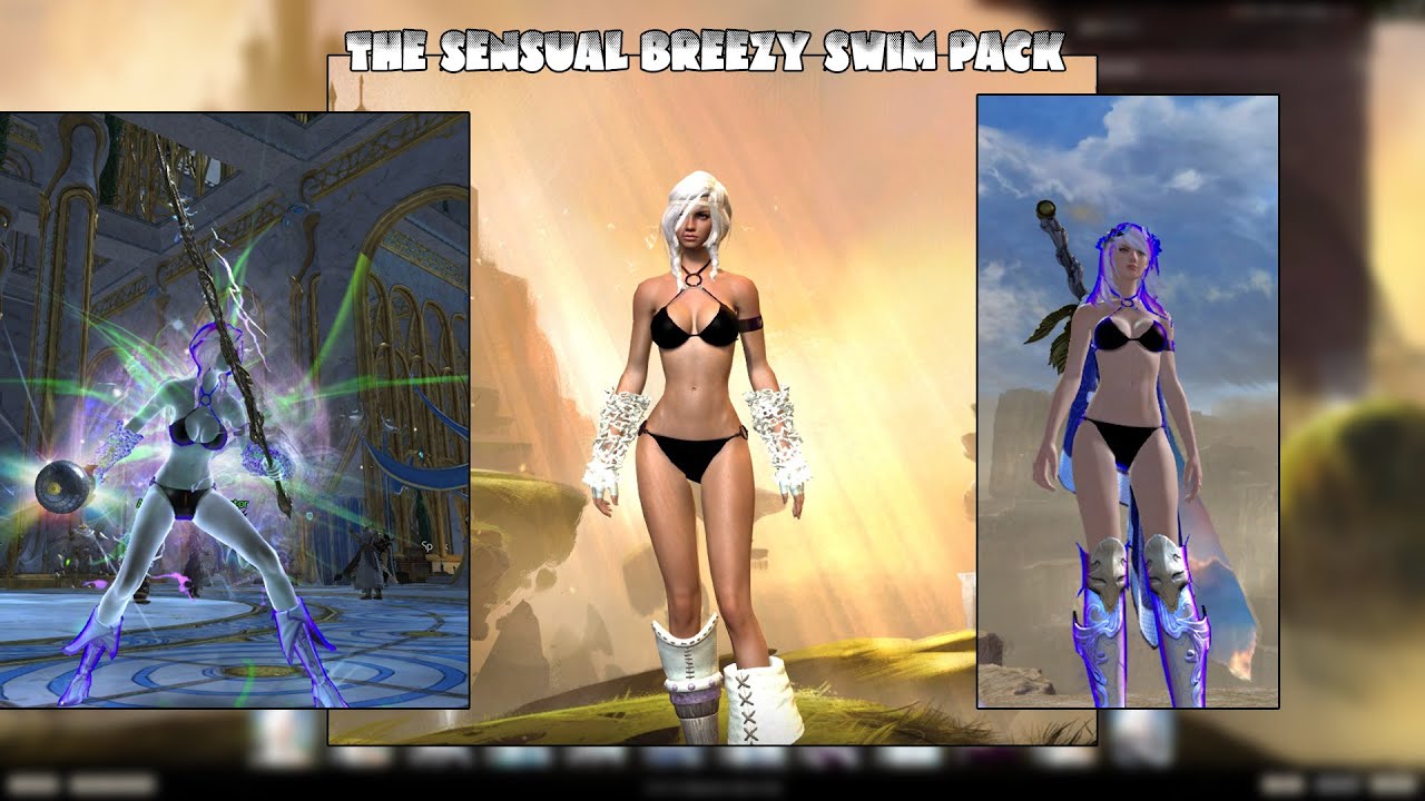 Breezy Swim Pack - The sensual SKIN #guildwars2 #gw2 - YouTube