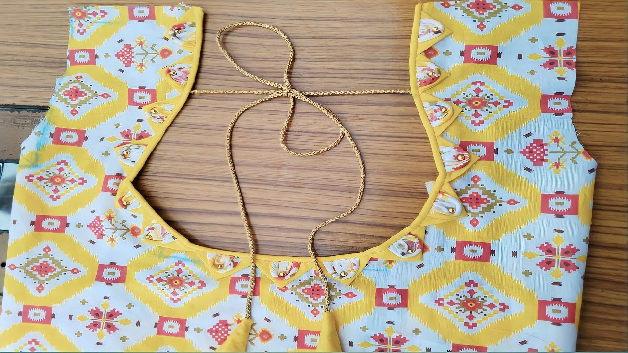 beautiful Suit back neck design cutting and stitching || Suit back neck ...