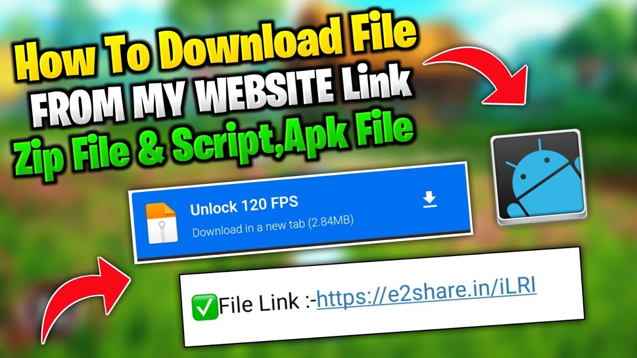 How To Download File From My Website Link Zip File & Script File 📁 ...