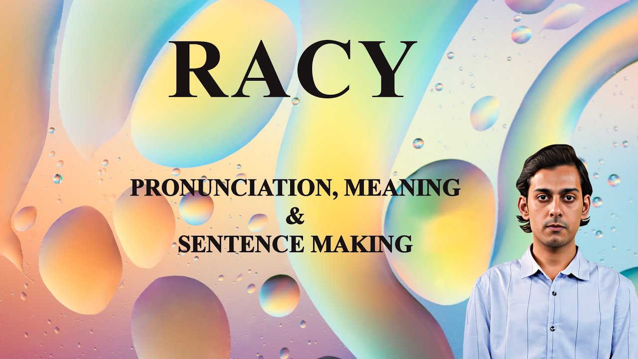 Racy - Meaning_&_Pronunciation_Word_World_Audio_Video_Dictionary - YouTube