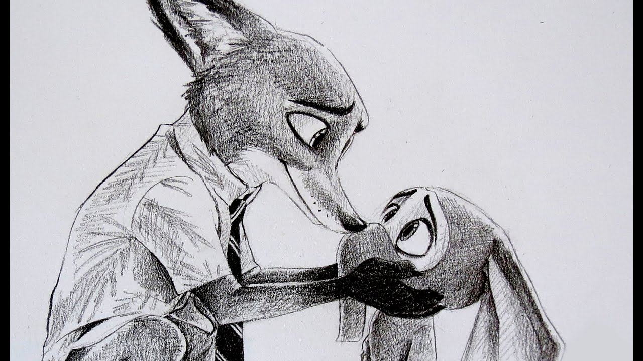 NICK & FINNICK (Zootopia) - Speed drawing - YouTube