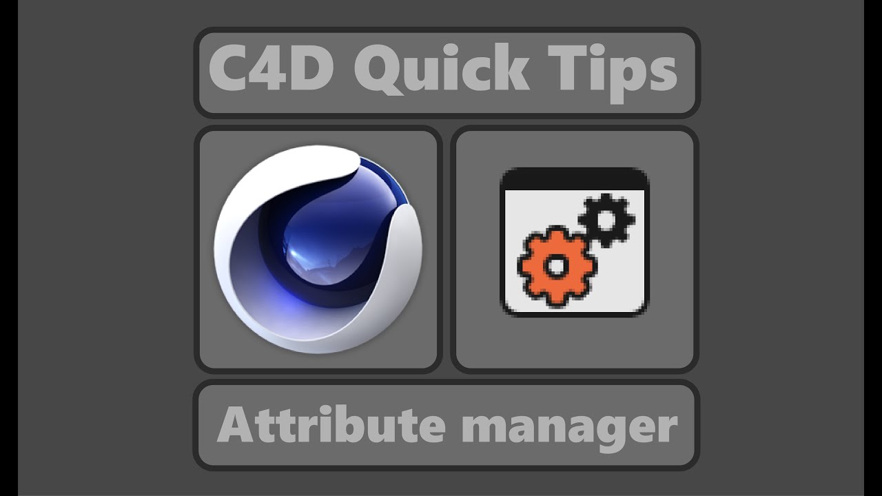 Attribute manager tips and tricks (Cinema 4d Quick tips) - YouTube