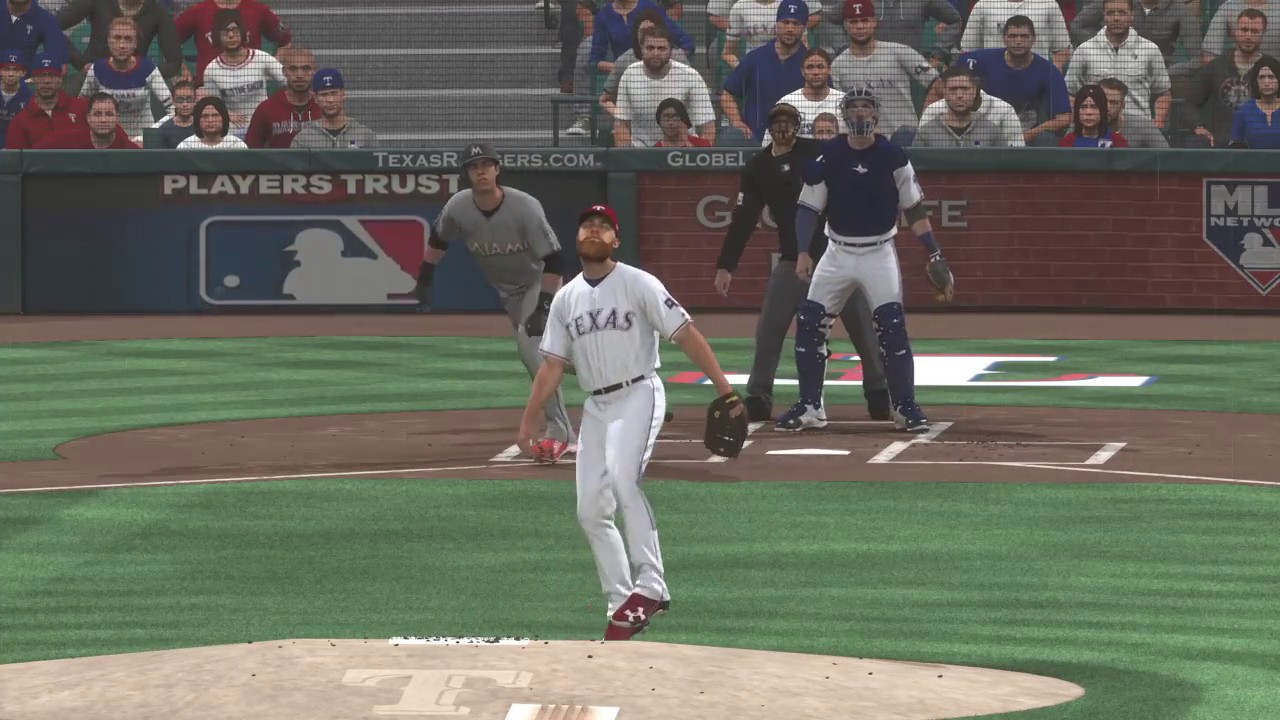 【メジャー】#98 Miami Marlins VS Texas Rangers【MLB The Show 17】 - YouTube