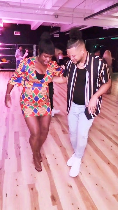 An African Woman And A Dominican Man Dance Bachata 馃敟馃拑馃暫馃嚛馃嚧 From Dominican
