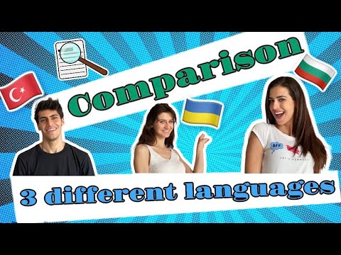COMPARISON | 3 different LANGUAGES | 1st part - YouTube