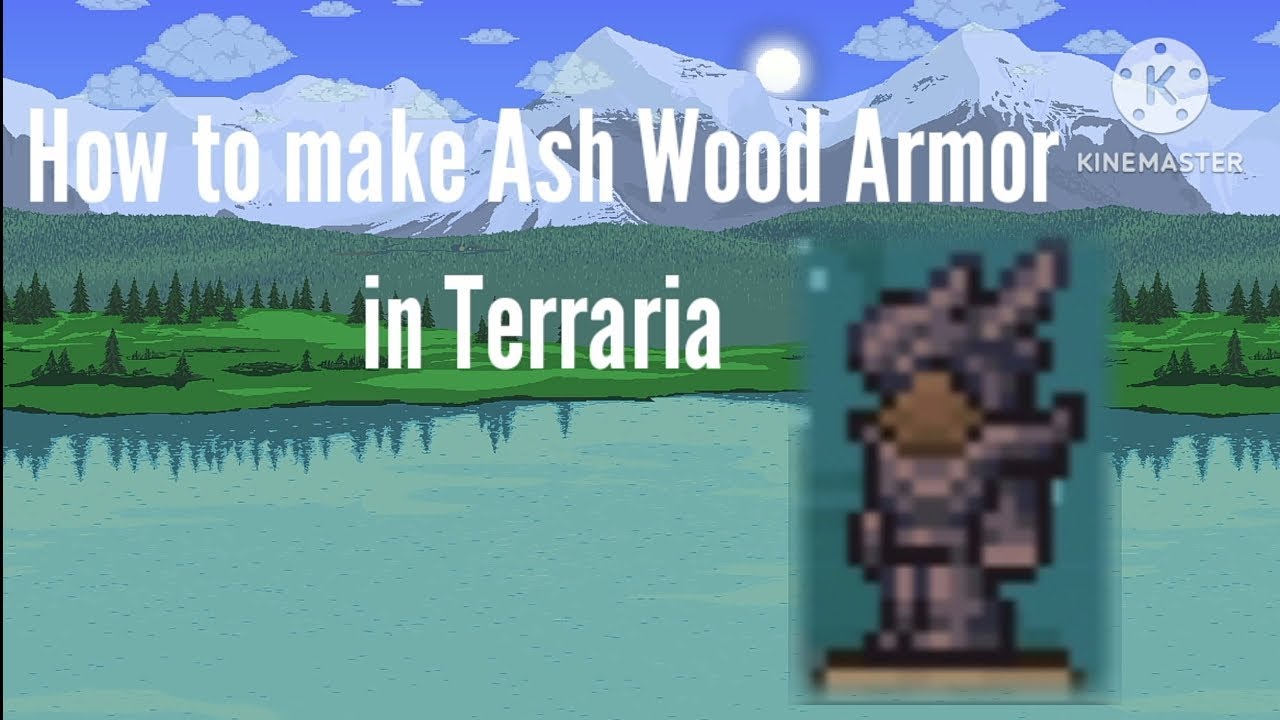 How to craft Ash Wood Armor in Terraria - YouTube