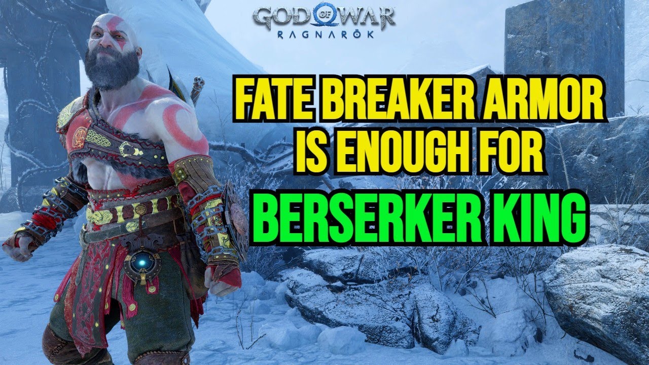 BERSERKER KING - FATE BREAKER BUILD - NG+ (NO DAMAGE) - God Of War ...