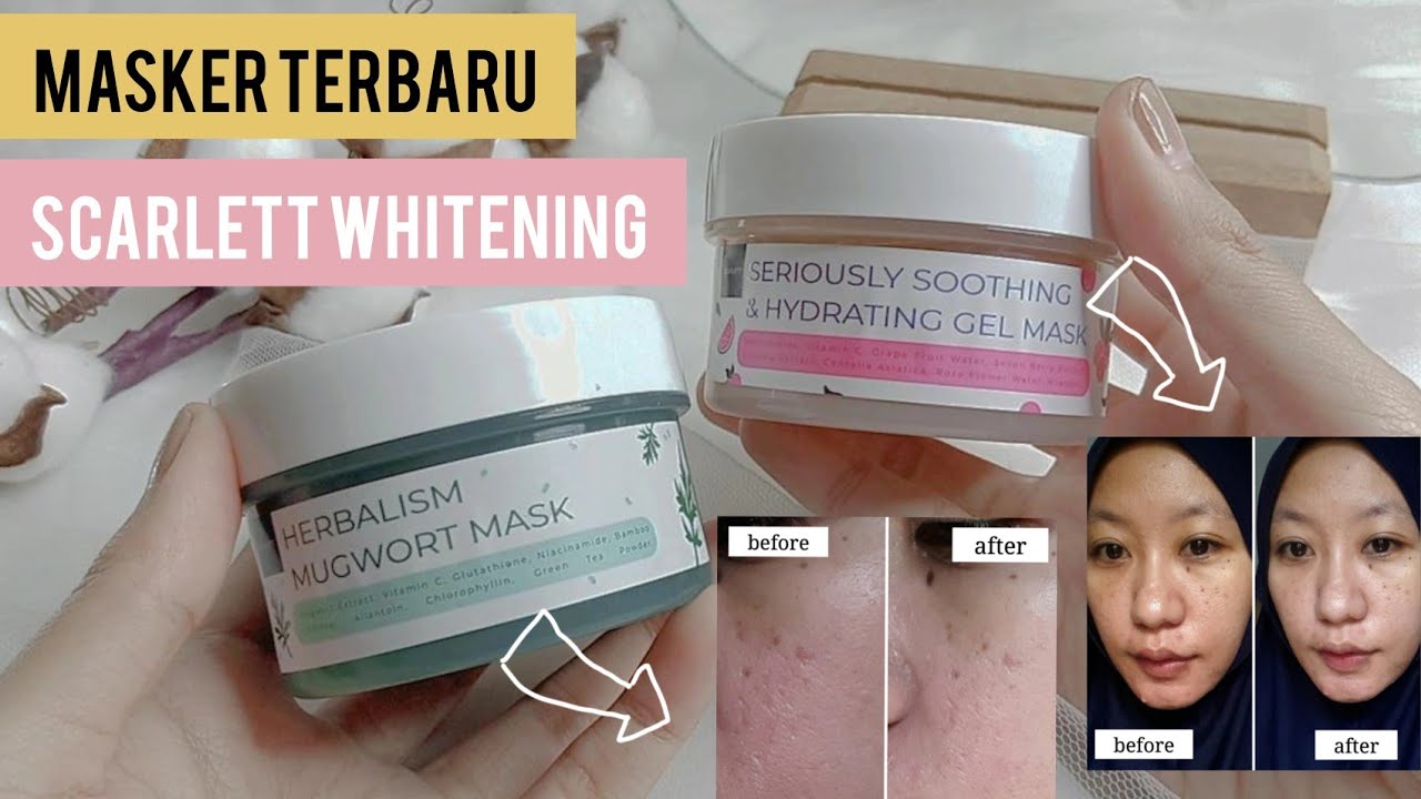 REVIEW MASKER SCARLETT WHITENING | MENGATASI JERAWAT, BIKIN CERAH ...