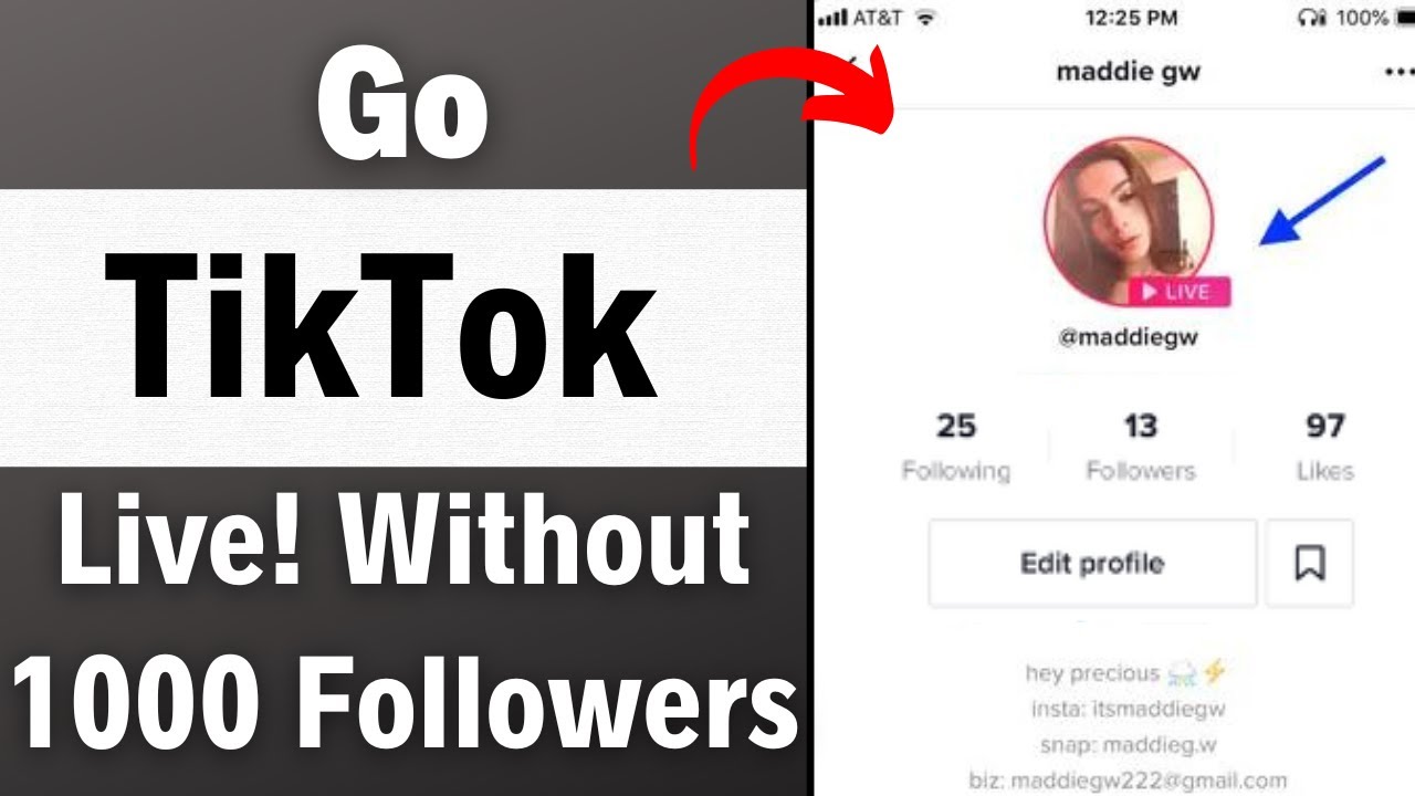 How To Go Live On Tiktok Without 1000 Followers 2023 Go Live On Tik