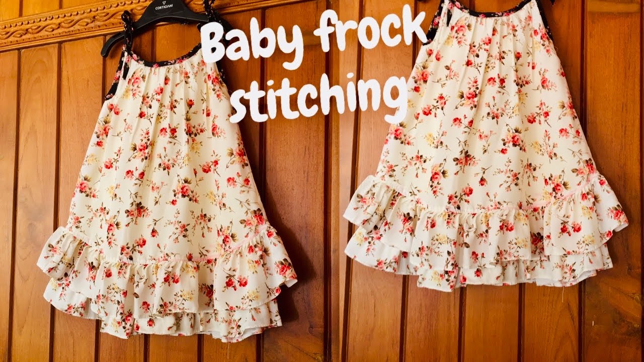 Baby Frock Cutting and Stitching Full Tutorial | simple frock design ...