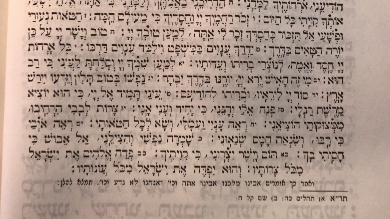 Tefilah 34 Tachnun, LeDavid Hashem - Prayer - Sharchris - תפילה 34 ...