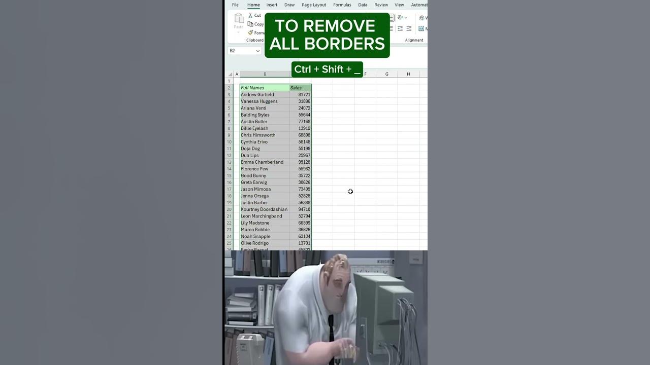 In this short you will learn shortcuts of border in excel. #excel #exceltips #excelfunction ...