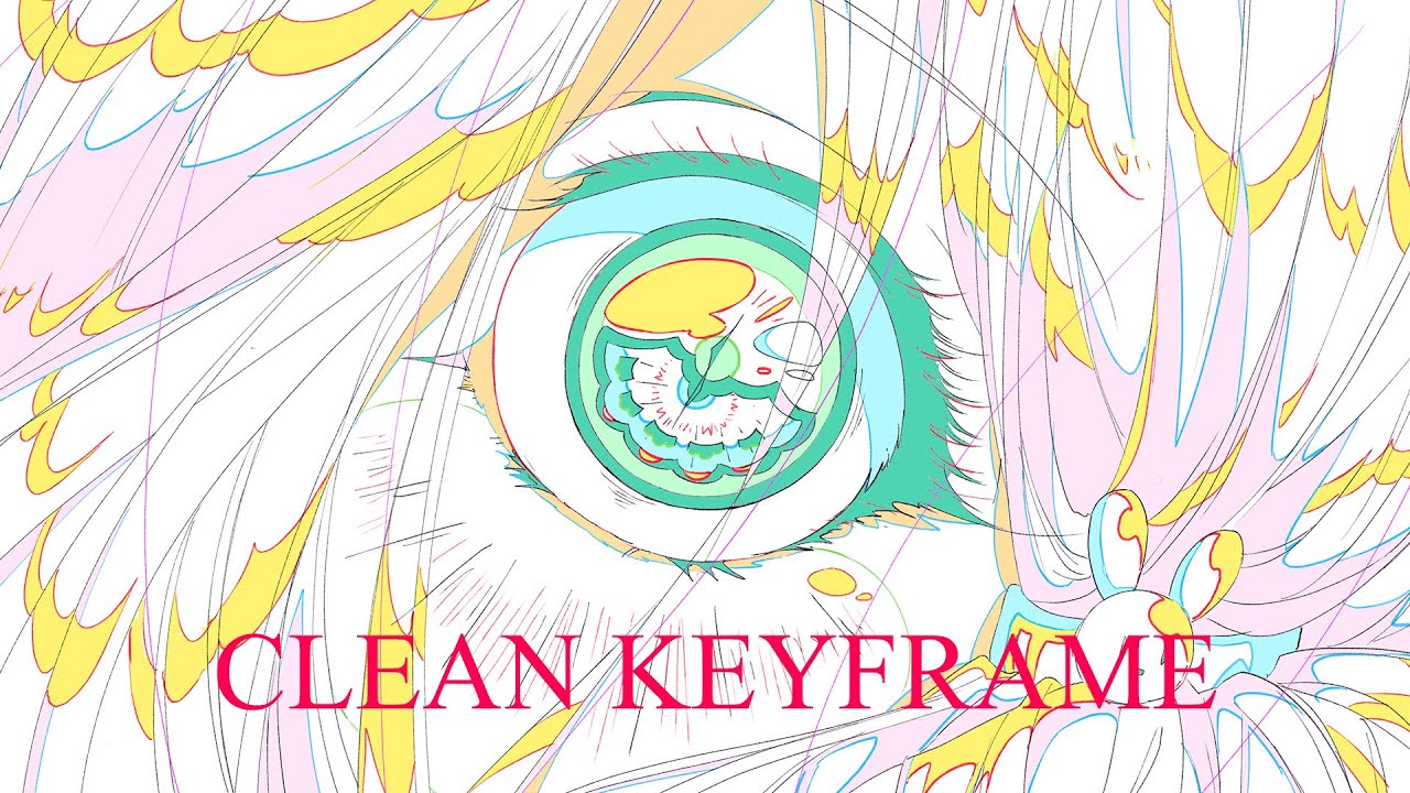 Clean a Anime keyframe with me (And others explications) #2danimation # ...