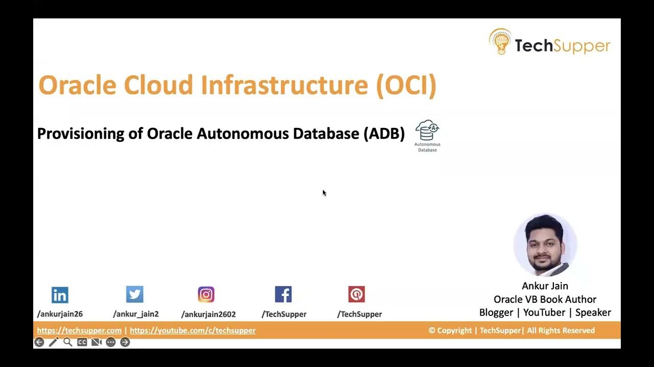 Provisioning of Oracle Autonomous Database ADB on OCI - YouTube