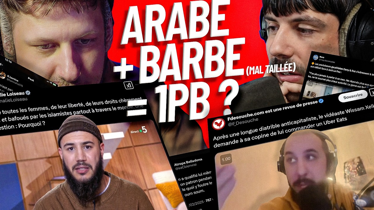Être ARABE et BARBU en FRANCE : un truc d'ISLAMISTE ? (Harcèlement de ...