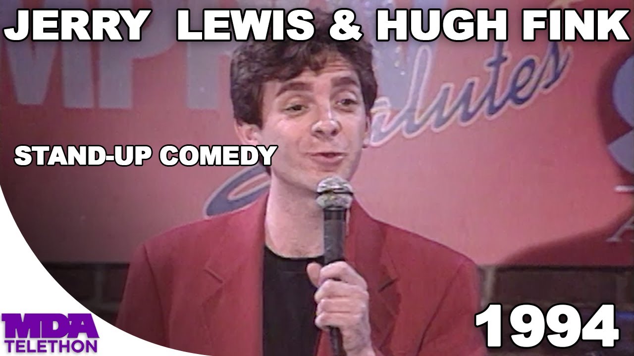 Jerry Lewis And Hugh Fink Stand Up Comedy 1994 Mda Telethon Youtube