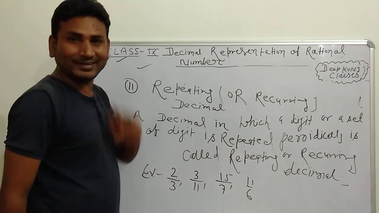 Decimal representation of rational number part 2. (Class 9th) - YouTube