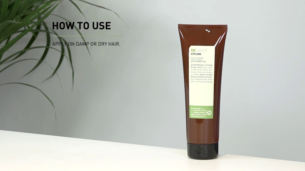 Insight STYLING Hold Cement Gel - YouTube