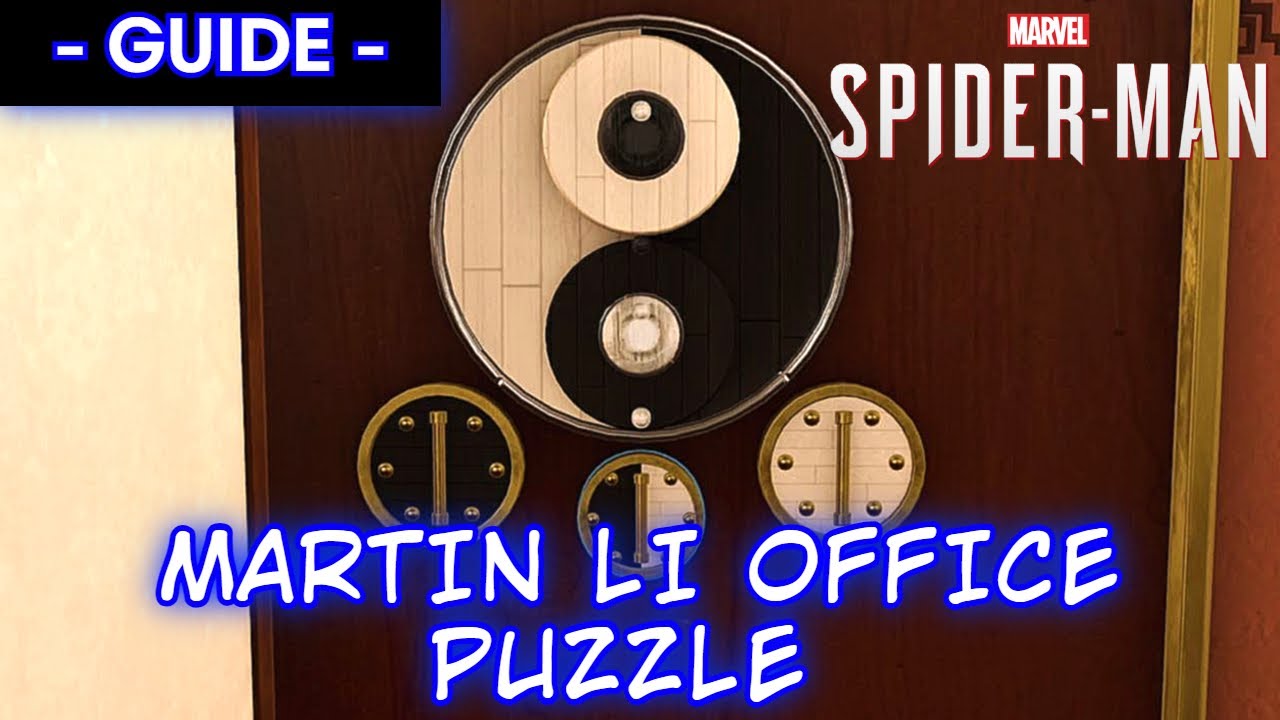 Martin Li Office Puzzle - Guide | Marvel's Spider-Man - YouTube